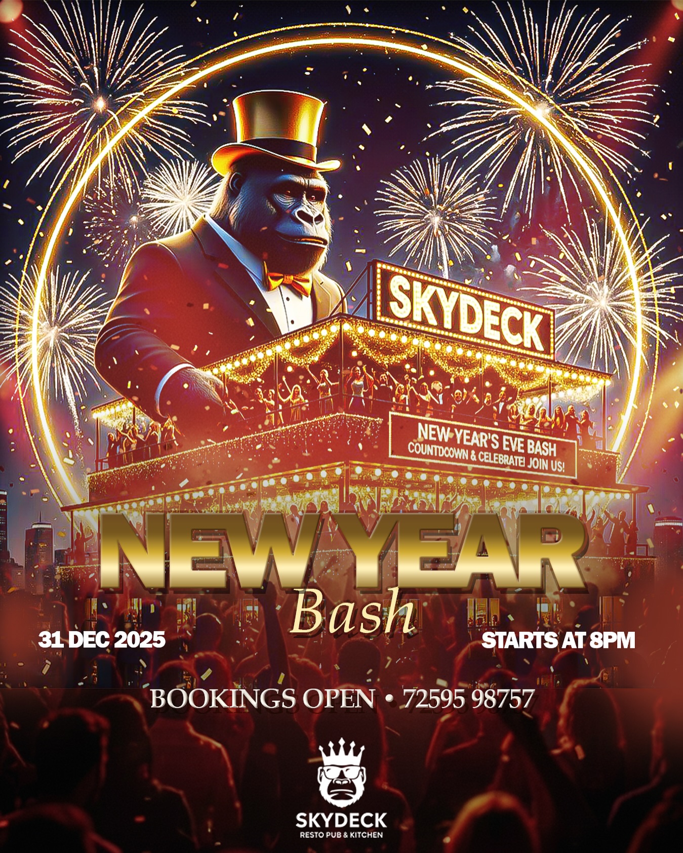 Skydeck NYE 2026: The Ultimate Rooftop Countdown - Masth Mysore ...